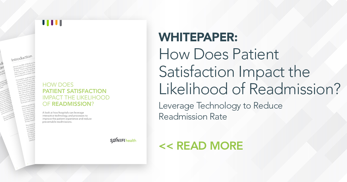 Readmissions and Patient Satisfaction Whitepaper - SONIFI Health