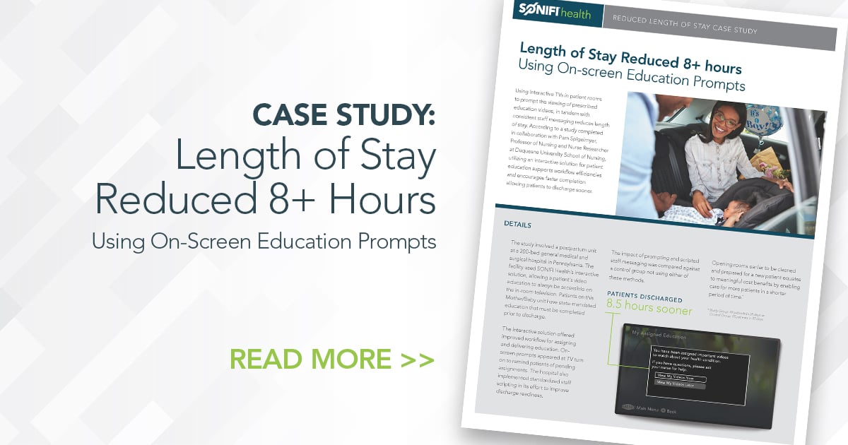 Reduced Length of Stay Case Study - SONIFI Health